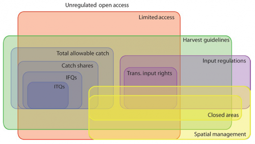 Common pathways in fisheries management