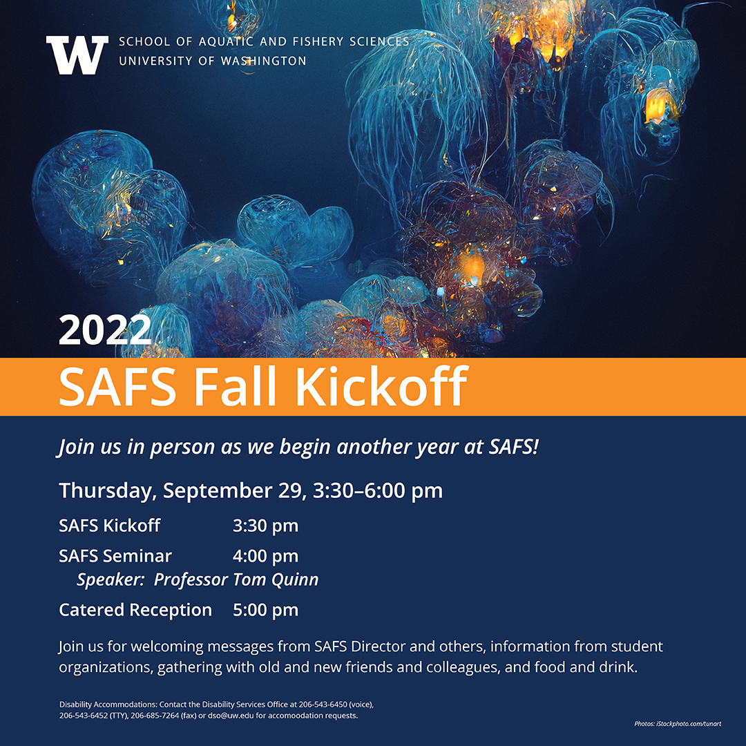 Return of Autumn Seminar Series and SAFS Fall Kickoff