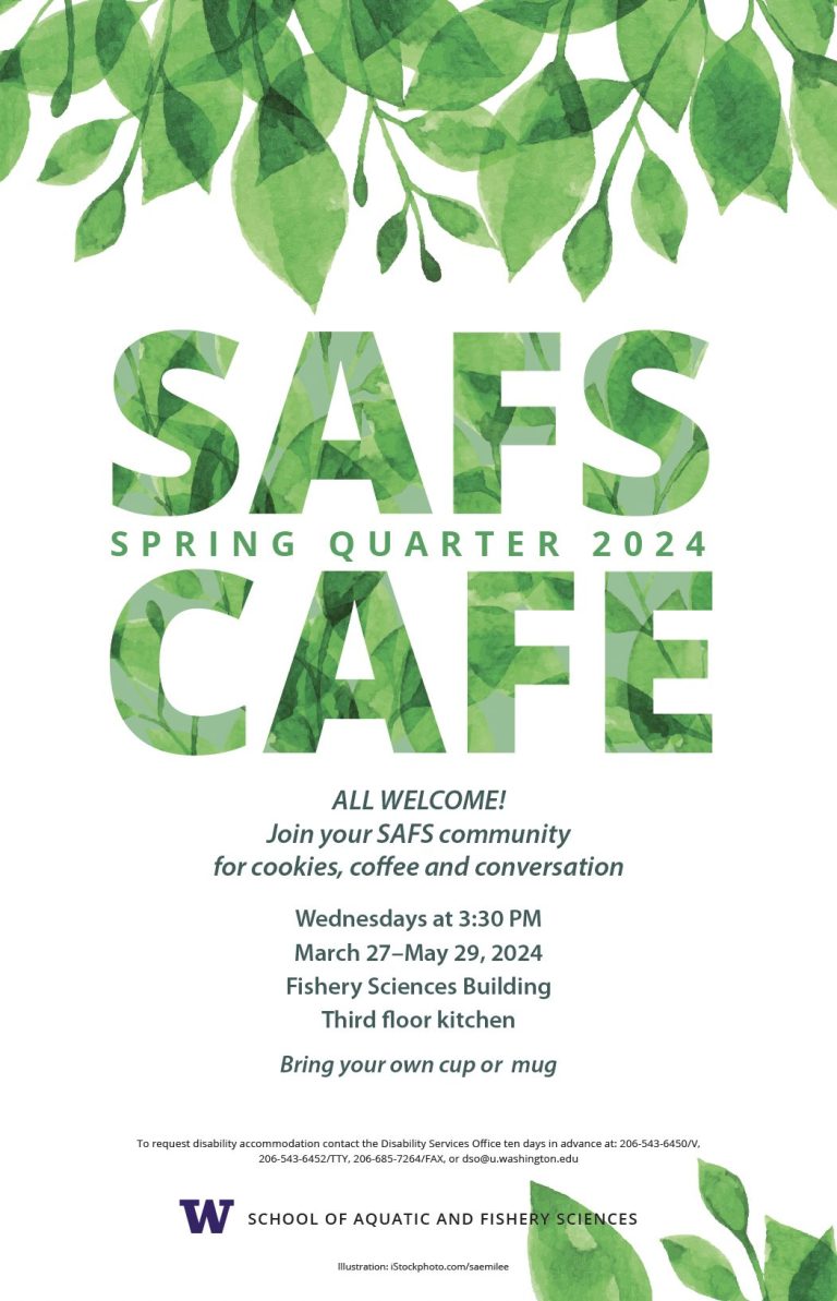 Spring into Spring Quarter with SAFS Cafe