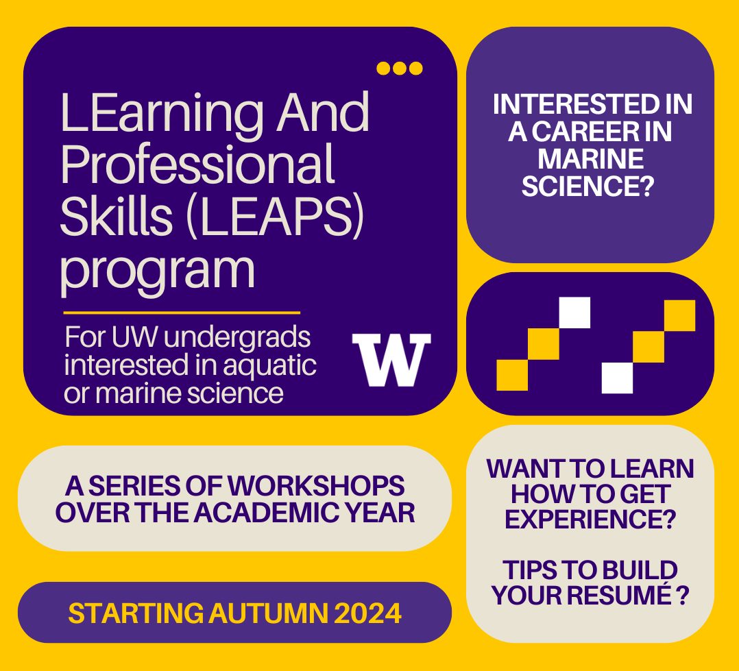 LEAPS Program: Professional Development | School of Aquatic and Fishery ...